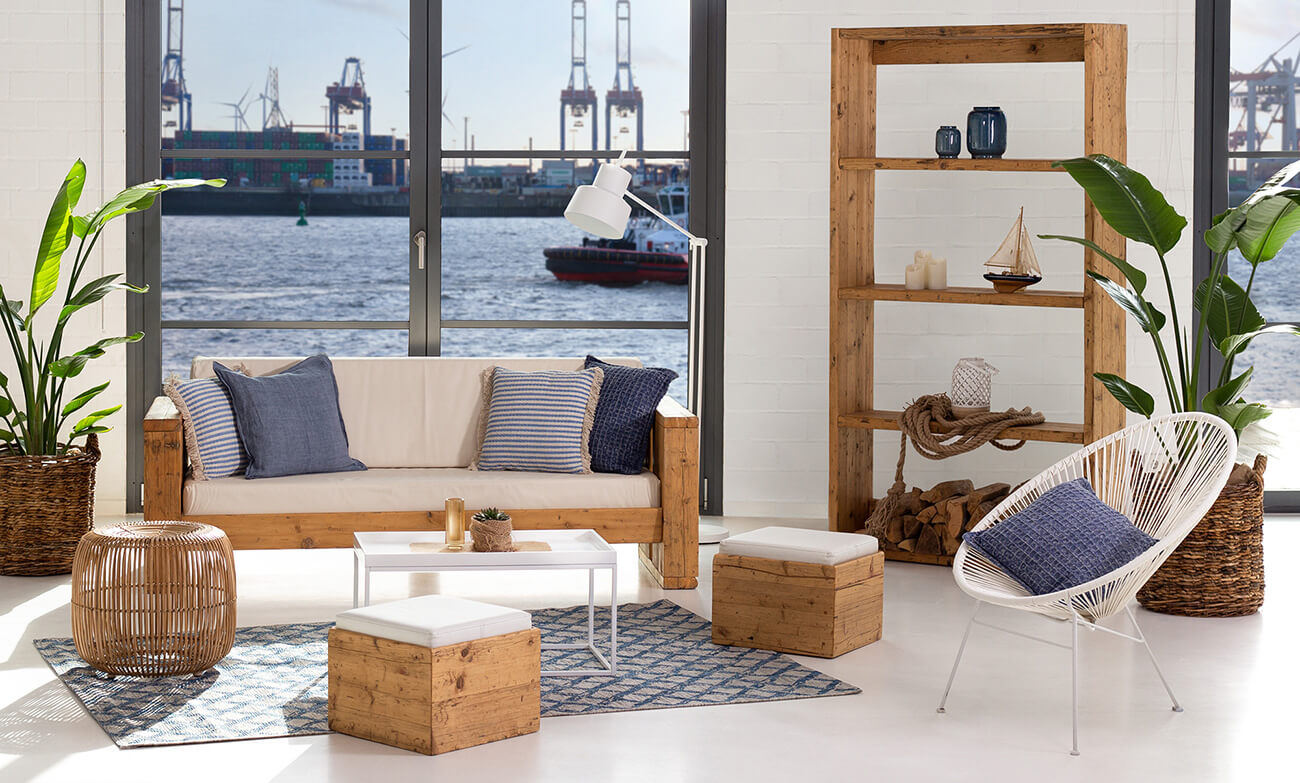 Sessel ‚Hudson‘ Weiss - lounge factory