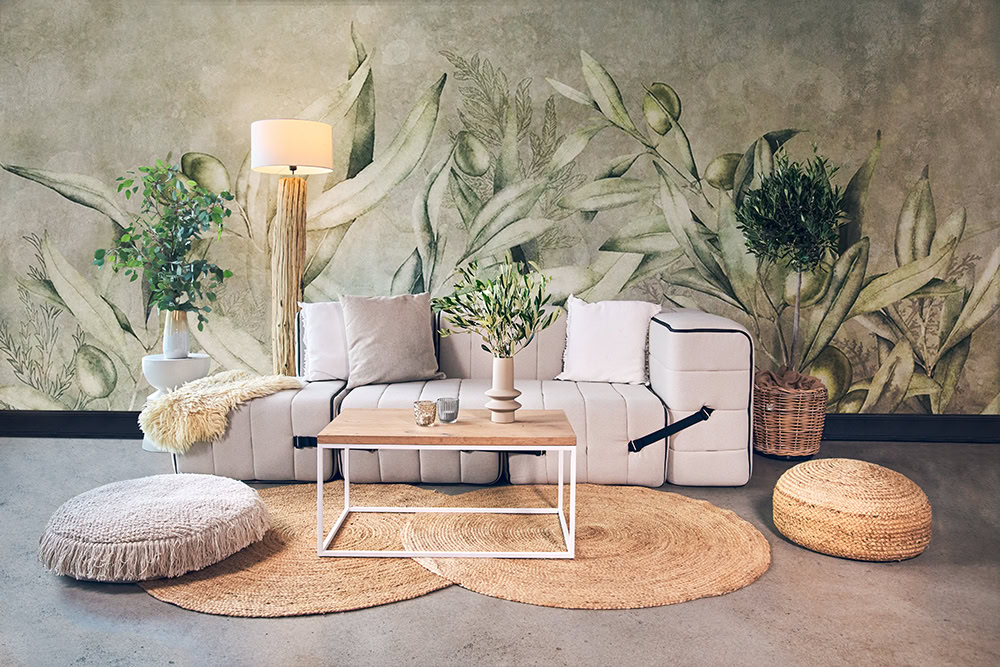 Teppich ‚Natur‘ Rund - lounge factory